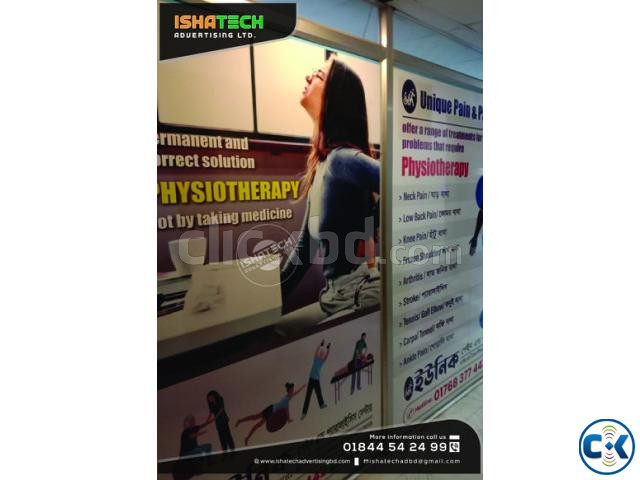 Hospital Glass Vinyl Sticker Print Paper with Hospital Glass