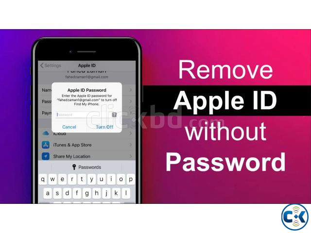 remove apple id from iphone without password ios 14
