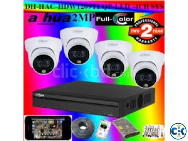 Dahua Full Color 4 Unit Cc Camera Bullet Package