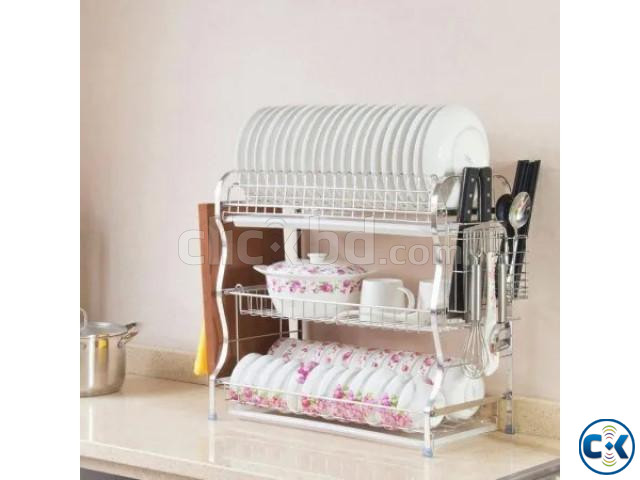 3 Layer Stainless Steel Kitchen Rack