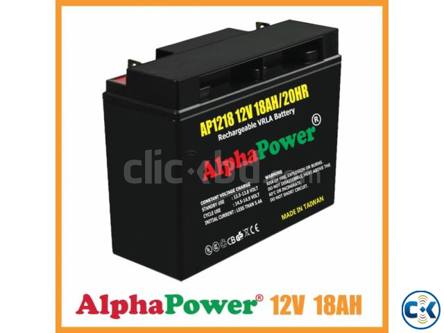 AlphaPower VRLA AGM SMF 12V 18Ah Battery