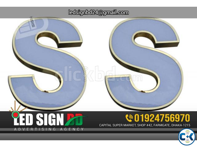 SS Acrylic Letter with RGB 3D LED Signage Working Making S