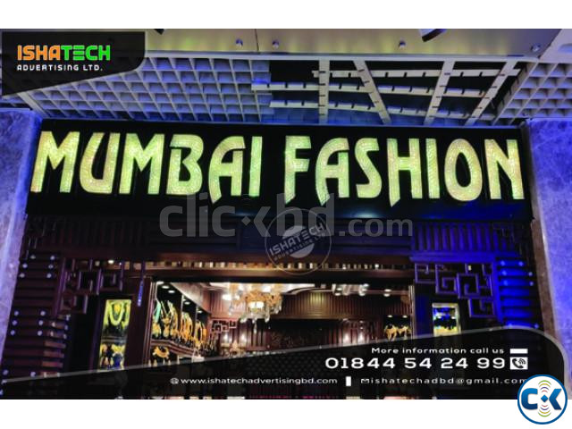 Acrylic Seven Color Diamond Led Letter Sign Board Led Crysta