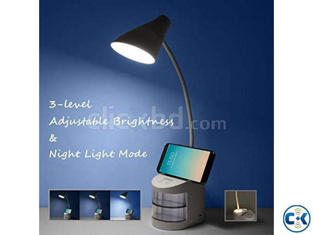 Sunmoon Tablet Lamp With Storage Box Dim Light Rechargeable