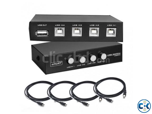 High Resolution 4 Port USB 2.0 Manual Sharing Switch