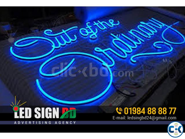 Neon signs are a luminous eye-catching addition to