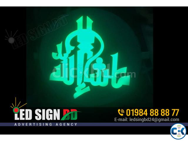 LED Light Off Cut SS letter Acrylic letter Back light