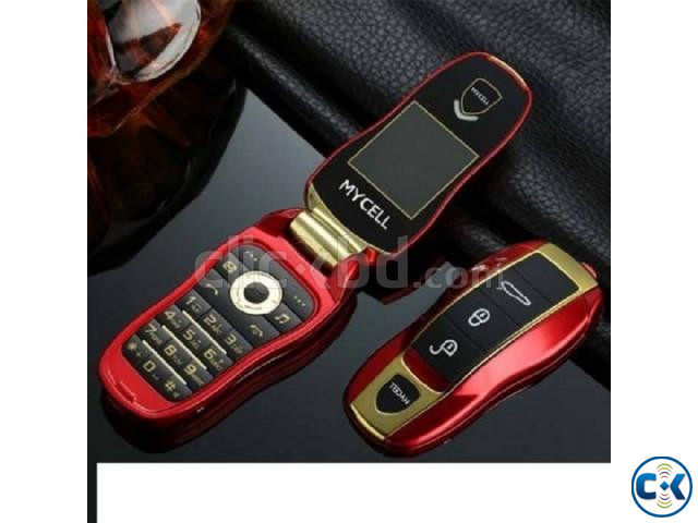 Mycell F4 Mini Car Folding Mobile Phone With Warranty Dual S