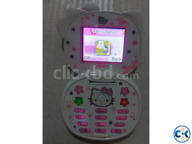 Hello kitty Taiml K688 Mini Folding Mobile Phone