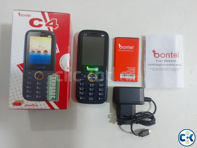 Bontel C4 Mobile Phone 3000mAh Battery Four Sim