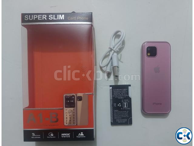 Super Slim A1-B Card Phone Dual Sim - Black