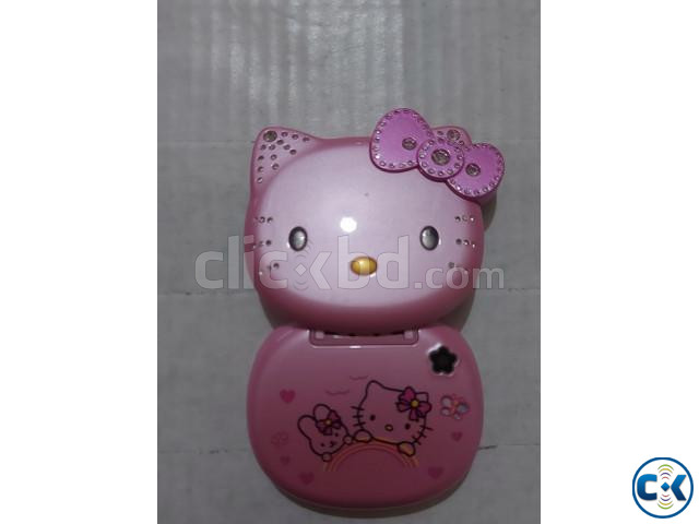 Hello kitty Taiml K688 Mini Folding Mobile Phone