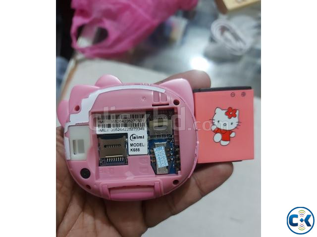 Hello kitty Taiml K688 Mini Folding Mobile Phone