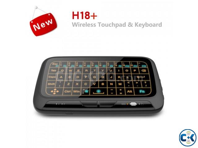 H18 Full Touchpad Mini Wireless Keyboard Rechargeable