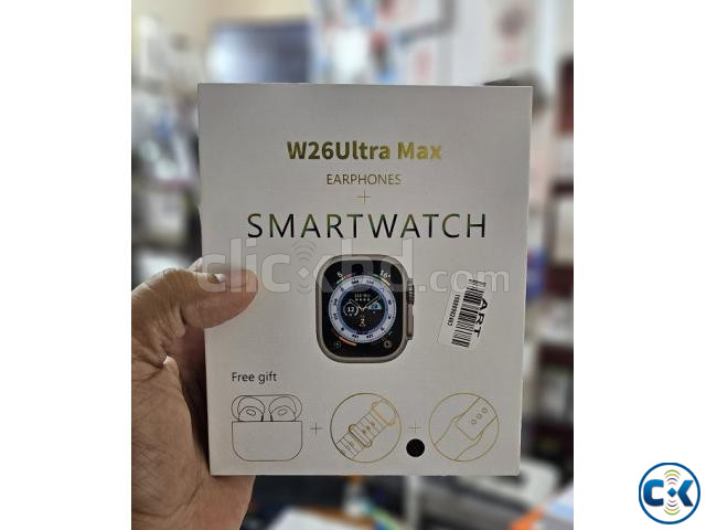 W26 Ultra Max Smart Watch With Earpods Watch 8