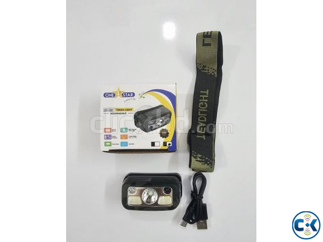 3W Mini Head Light Lamp Red Light Seven Modes Rechargeable