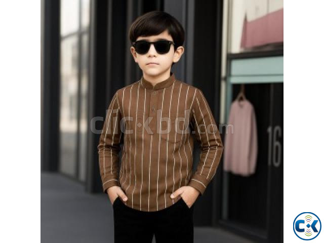 Boys Premium Striped Cotton Katua